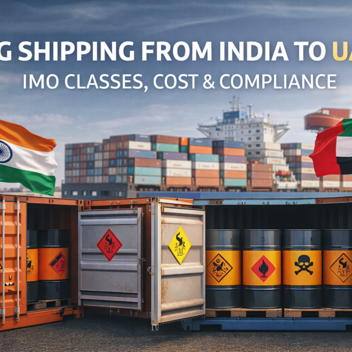 Shipping Cost India UAE | Container Rates Guide